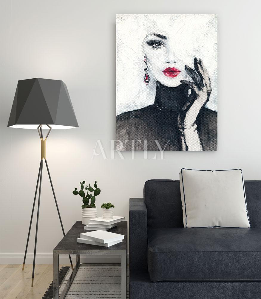 Acheter tableau décoratif Pink Marble triptyque au Maroc - Artly